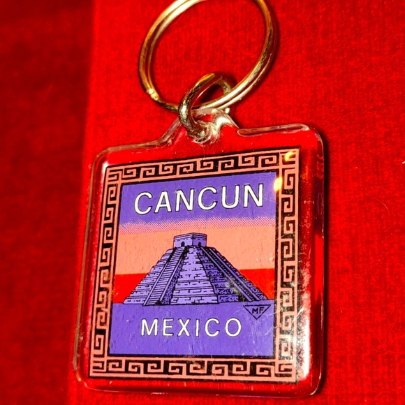 Vintage | Accessories | Vintage Cancun Mexico Aztec Keychain | Poshmark